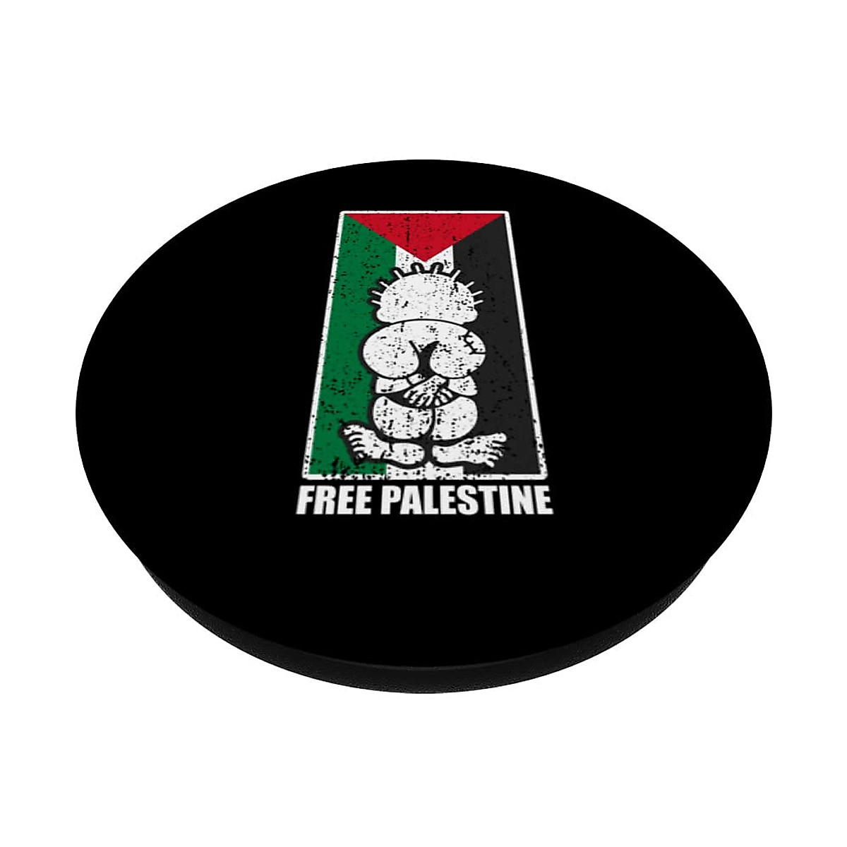 Free Palestine Flag Hanthala Gaza Save Sheikh Jarrah PopSockets Swappable PopGrip