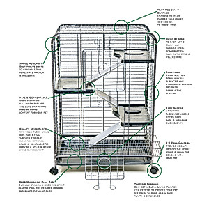 Ware 4-Level Indoor Ferret/Chinchilla Hutch