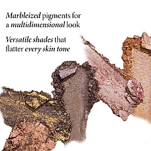 LAURA GELLER NEW YORK Italian Marble Artistry Collection | Full Face Makeup Kit Handmade in Italy | Includes Eyeshadow Palette, Cream Blush Stick and Satin Lipstick in Universal Shades