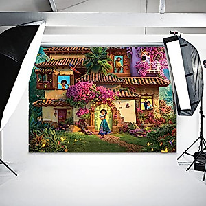 7x5FT Magic House Backdrop,Magic Movie Backdrop Magical House Background Party Decor Magic Theme Birthday Party Backdrop Supplies for Girls