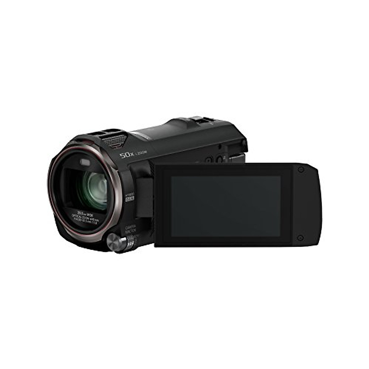 Panasonic Full HD Video Camera Camcorder HC-V770, 20X Optical Zoom, 1/2.3-Inch BSI Sensor, HDR Capture, Wi-Fi Smartphone Multi Scene Video Recording (Black)