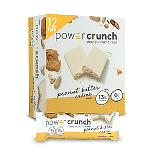 Power Crunch Protein Wafer Bars, Peanut Butter Crème, 1.4 Ounce & Protein Wafer Bars, Chocolate Mint, 1.4 Ounce & Protein Wafer Bars, Peanut Butter Fudge, 1.4 Ounce