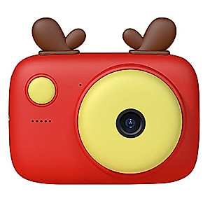 LINXHE Digital Camera, HD 1080P Camera with LCD Screen, Compact Portable Mini Cameras for Students, Teens, Kids (Color : Red)