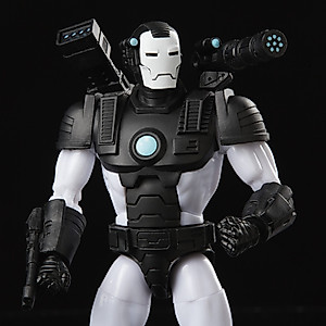 Marvel Legends Series War Machine 6-inch Action Figure Iron Man Toy, 6 Accessories, Multicolored, F3448