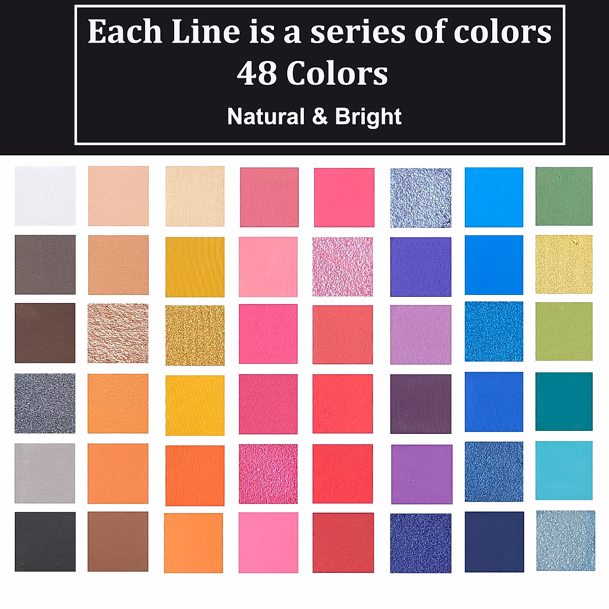 MYUANGO Color Cube Colorful Charm Eyeshadow Palette Richly Pigmented and Blendable Matte Shimmers 48 Rich Colors Waterproof Long Last Makeup Pallet Professional Eye Shadow Makeup