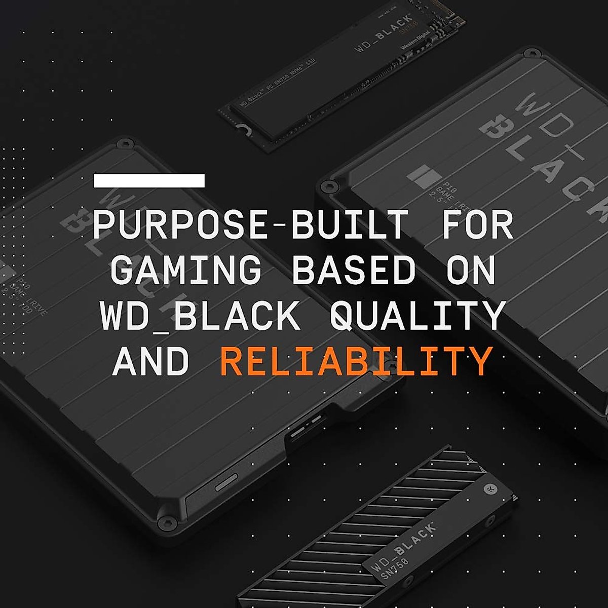 WD_BLACK 1TB P10 Game Drive for Xbox - 1-Month Xbox Game Pass, Portable External Hard Drive for On-The-Go Access To Your Xbox Game library - WDBA6U0010BBK-WESN