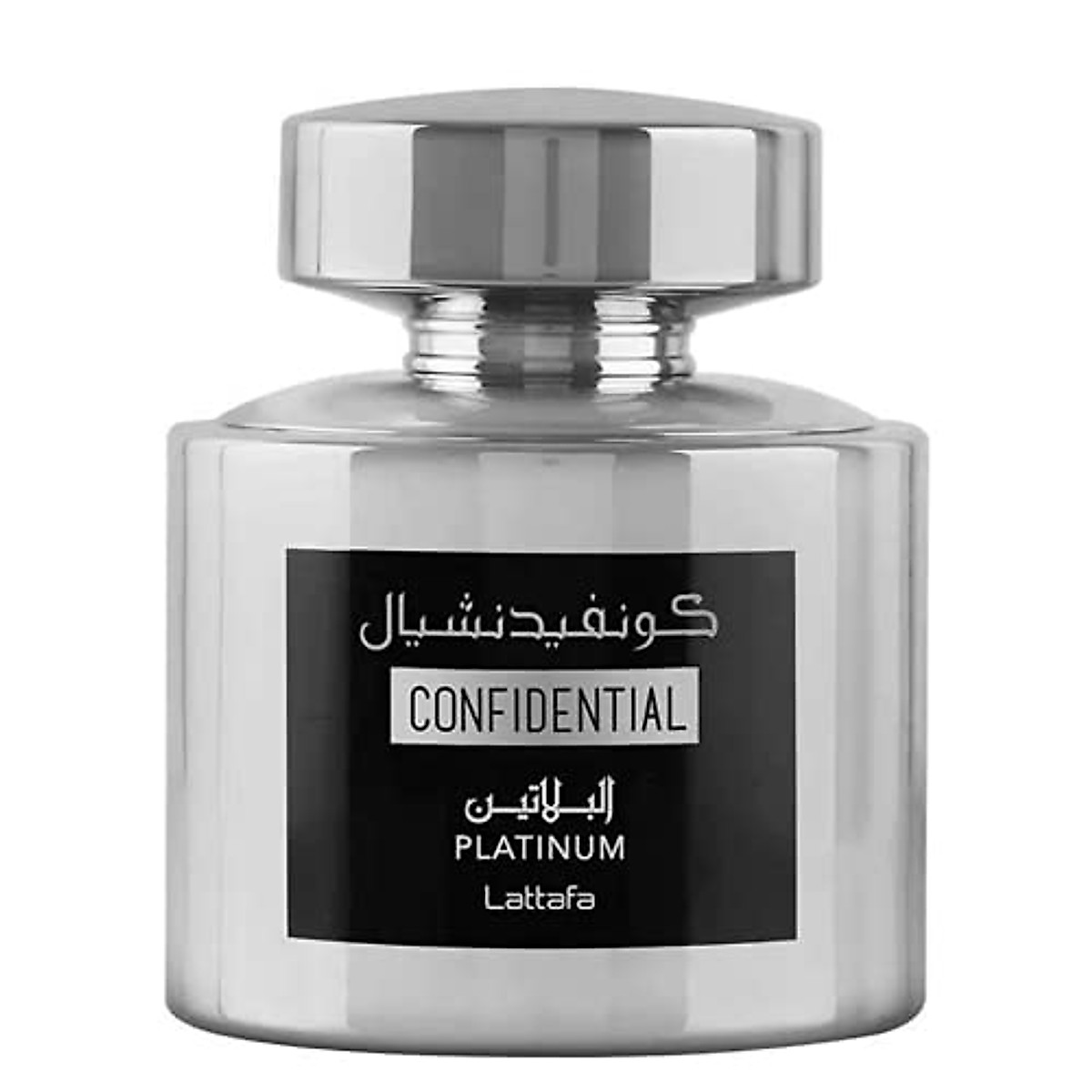 Confidential Platinum EDP - Eau De Parfum 100ML (3.4 oz) | Long-Lasting Spray I Platinum Bottle I Oudy, Musky Scents I by Lattafa