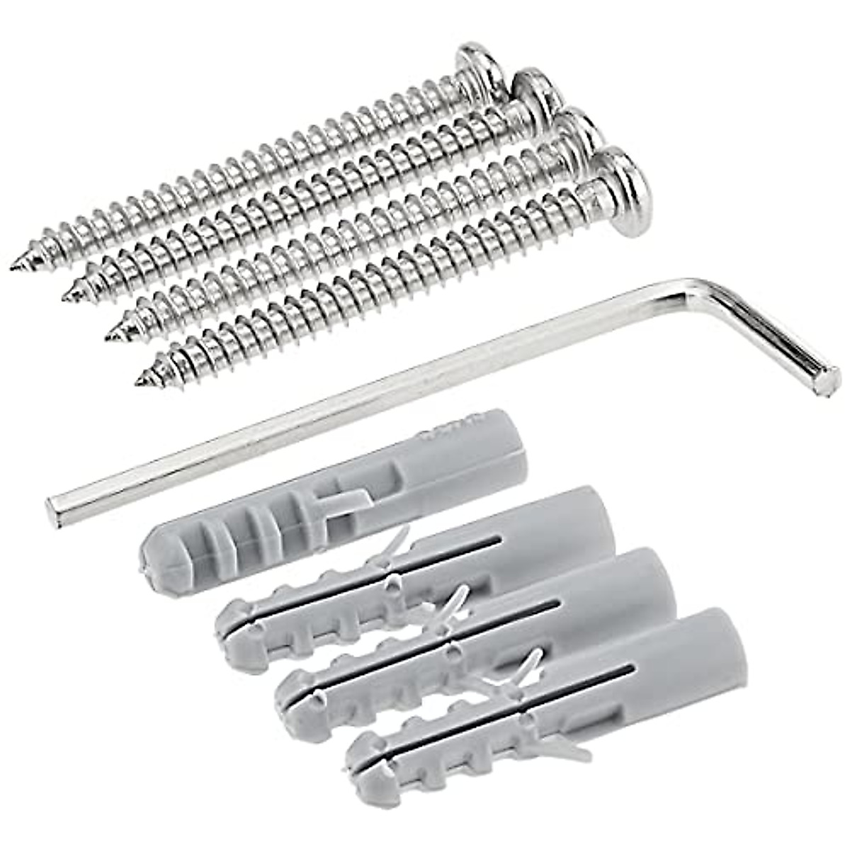 Grohe 40802001 Essentials Metal 7.28-in. Double Towel-Rail, 26.182 x 4.725 x 2.363, Starlight Chrome