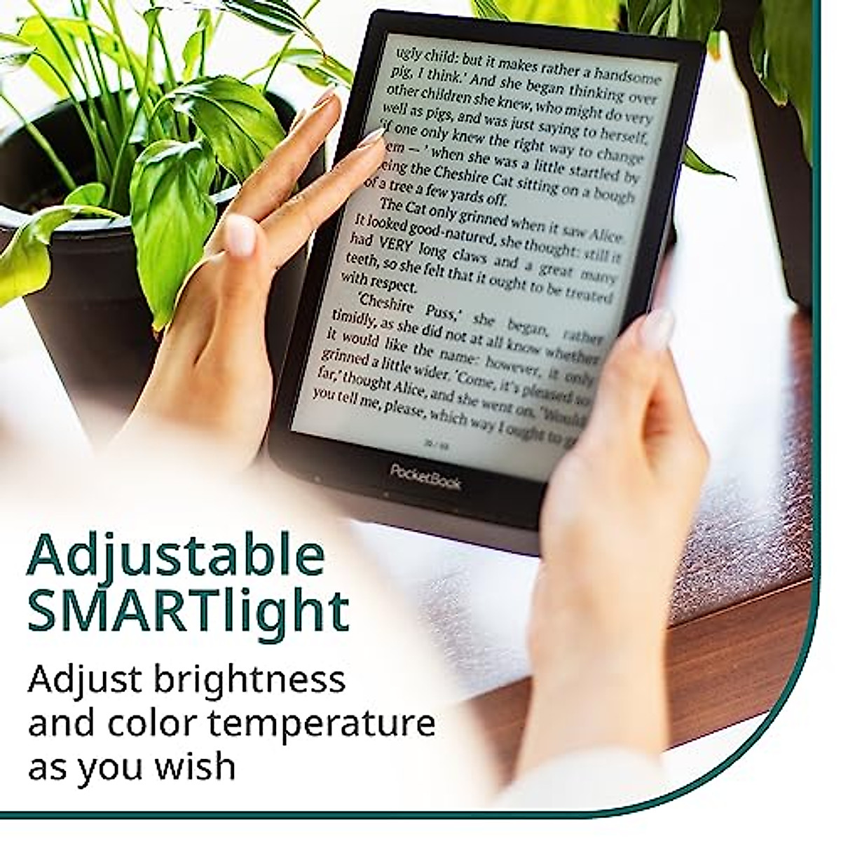 PocketBook InkPad 3 Pro | E-Reader IPX8 Waterproof | Large 7.8ʺ Glare-Free & Eye-Friendly E-Ink Screen | Text-to-Speech Function | Audio Output & Bluetooth | Audiobook & E-Book Reader | SMARTlight