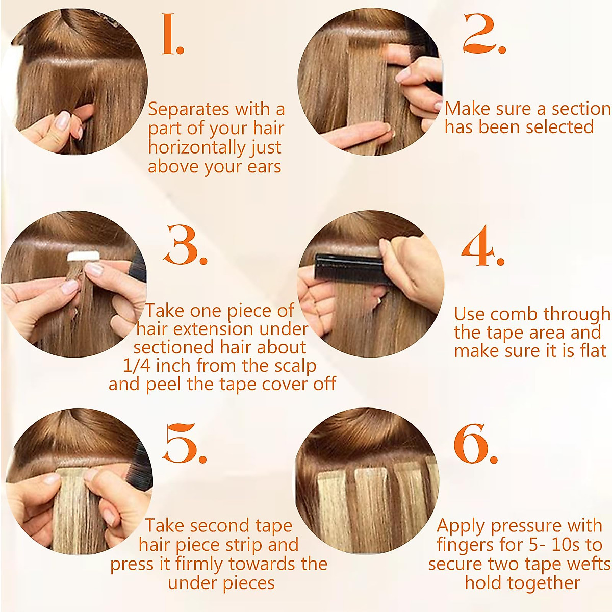 Full Shine Tape in Hair Extensions Human Hair 18 Inch Hair Extensions Tape in Color Dark Brown 3 Fading to 8 and 22 Tape in Hair Extensions 20Pcs 50Grams Balayage Tape Extensions For Women