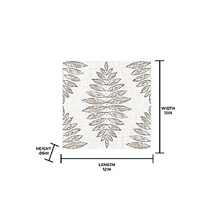 FloorPops FP3298 Foliage Peel & Stick Floor Tiles, Neutral