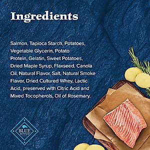 Blue Buffalo Wilderness Wild Bits Soft & Chewy Training Treats for Dogs, Grain-Free, Salmon Recipe, 4-oz. Bag