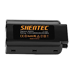 Shentec 2 Pack 7.4V 2.5Ah Battery Compatible with Paslode 902654 902600 B20543A B20543 CF325LI 918000 IM250A Li, Li-ion 7.4V Battery