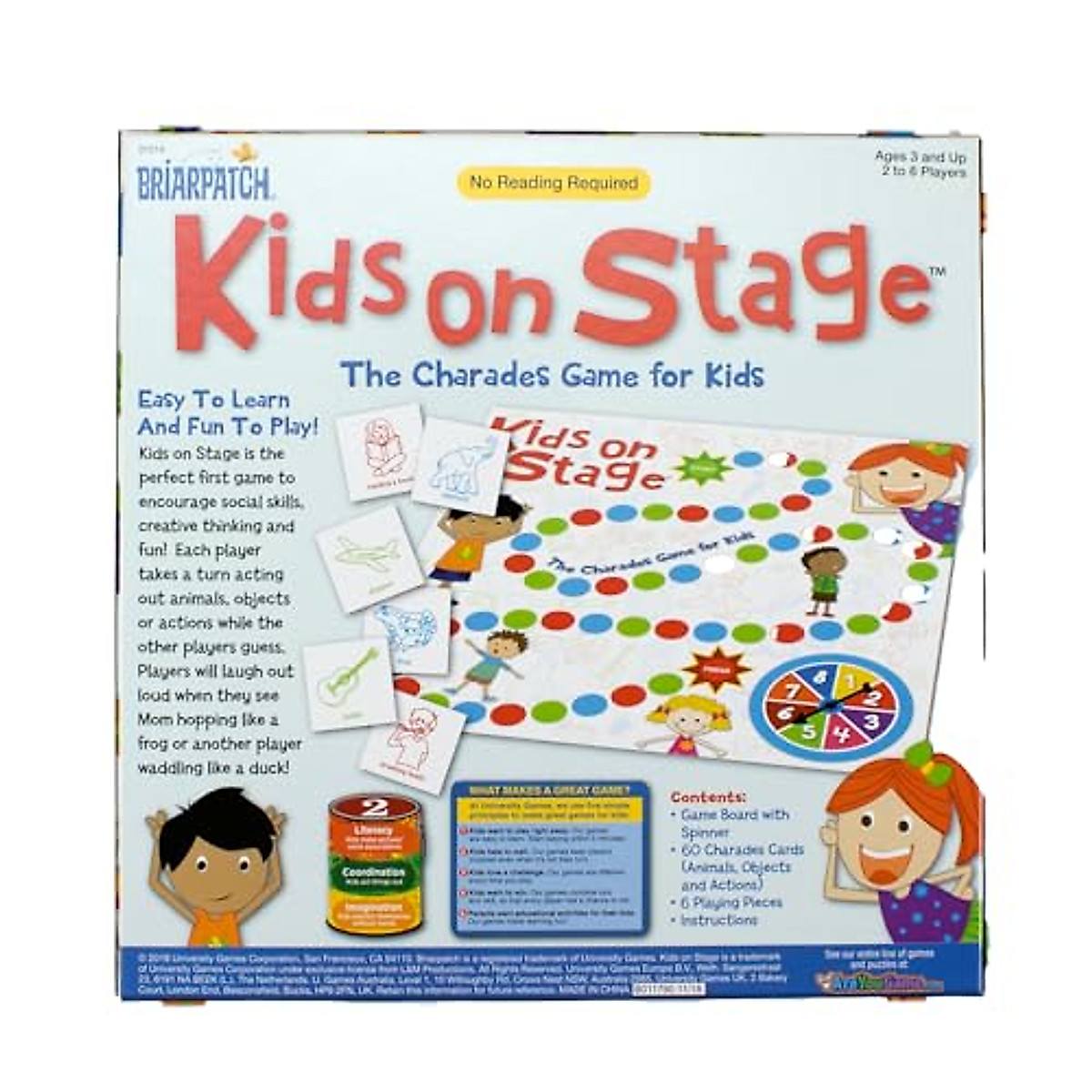 University Games Kids on Stage Game, Grades PreK+ (UG-01214)