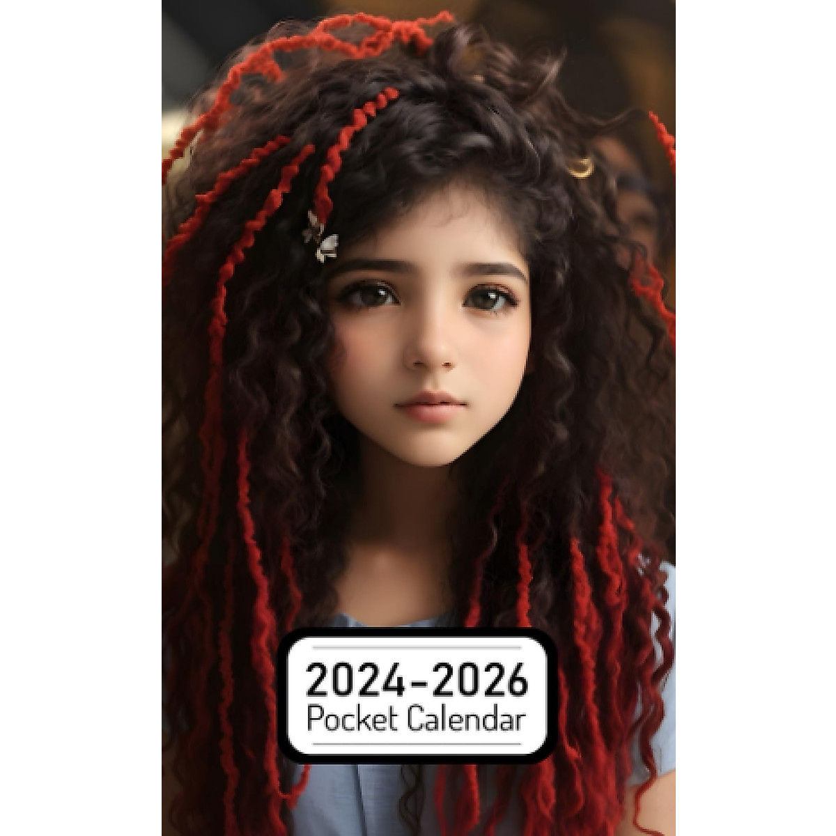 Pocket Calendar 2024-2026: Two-Year Monthly Planner for Purse , 36 Months from January 2024 to December 2026 | 17-year-old girl