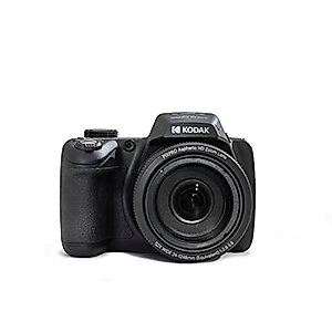 KODAK PIXPRO Astro Zoom AZ528-BK 16 MP Digital Camera with 52x Optical Zoom 24mm Wide Angle Lens 6 fps Burst Shooting 1080P Full HD Video Wi-Fi Connectivity and a 3" LCD Screen (Black)