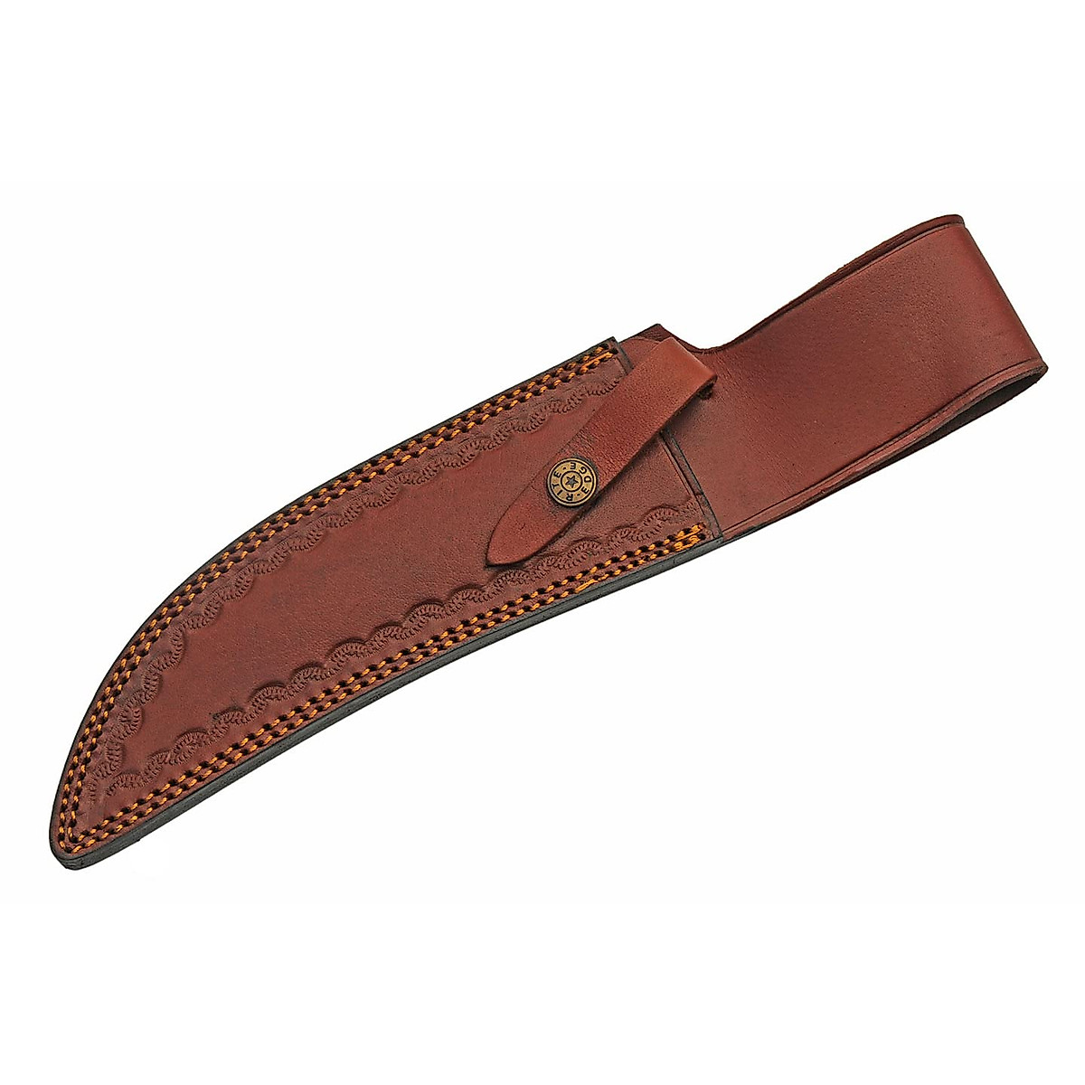 Bare Sycamore Damascus Steel Blade | Wood Handle 12.50 inch Hunting Knife