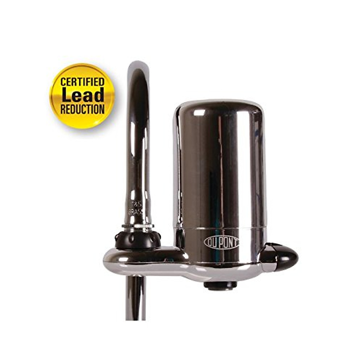 DuPont WFFM100XCH Premier Faucet Mount Water Filter, Chrome