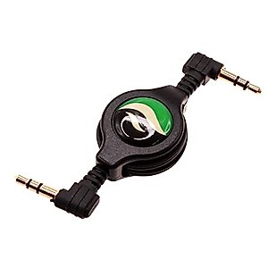 Aux Audio Cable Compatible with Amazon Fire 7 Kids (2022 Release),HD 8 (2022 Release),(2018 Release),(2016 Release) - Retractable 3.5mm Adapter Car Stereo Aux-in Cord Speaker Jack Wire