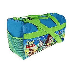 Boys Toy Story 18" Blue/Green Duffel Bag Standard