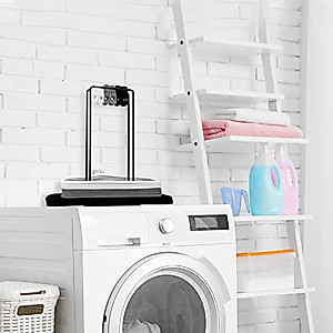 Tinfol Hanger Organizer Stacker, Hanger Stacker for Closet Laundry Room, Holds Up 55 Wire Clothes Hangers, Suitable for Laundry Room Hanger Storage, Organizes Adult or Child Hangers