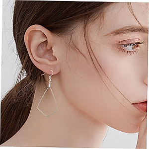 VILLCASE 3sets Earring Findings Charms Round Earring Circle Charms Jewelry Making Hoops for DIY Projects 24pcs*3