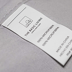 THE BASIC LIVING Extra Soft Microfiber Standard Crib Sheet, Breathable Cool Toddler Mattress Fitted Sheet, 28 x 52 inches Baby Sheet for Boys Girls, Aqua Splash