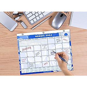 2024-2025 Academic Year 12 Months Student Calendar/Planner for 3-Ring Binder, Desk or Wall (Edition #013)