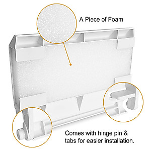Porscan SPX1082K Pool Skimmer Weir Door Fit for Hayward Pool Skimmer - Skimmer Door Flapper Weir Gate Assembly Compatible with Hayward SP1082 SP1083 SP1084 SP1085 SP1086 SP1075 SP1075T SP1076 Models