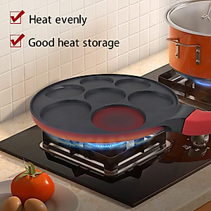 EZJOB Silver Dollar Pancake Pan for Kids,Dinosaur Pancake Pan for Kids, Nonstick Egg Cooker Frying Pan Breakfast Mini Pancakes Maker