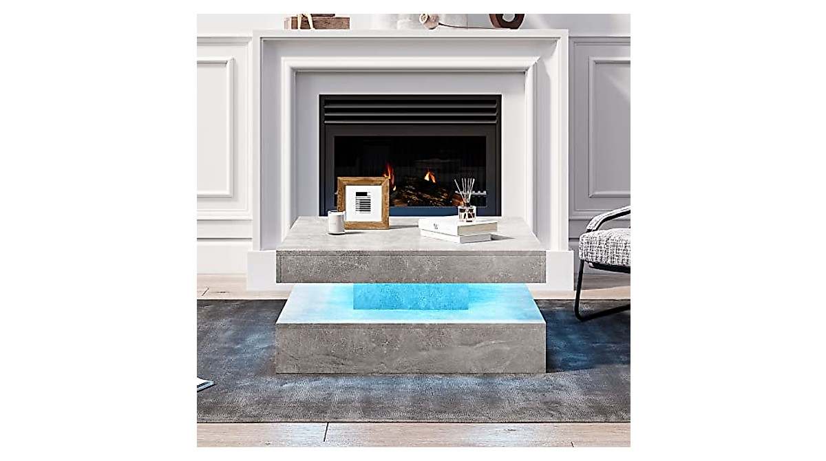 HedoAjim LED Coffee Table - Modern and Stylish
