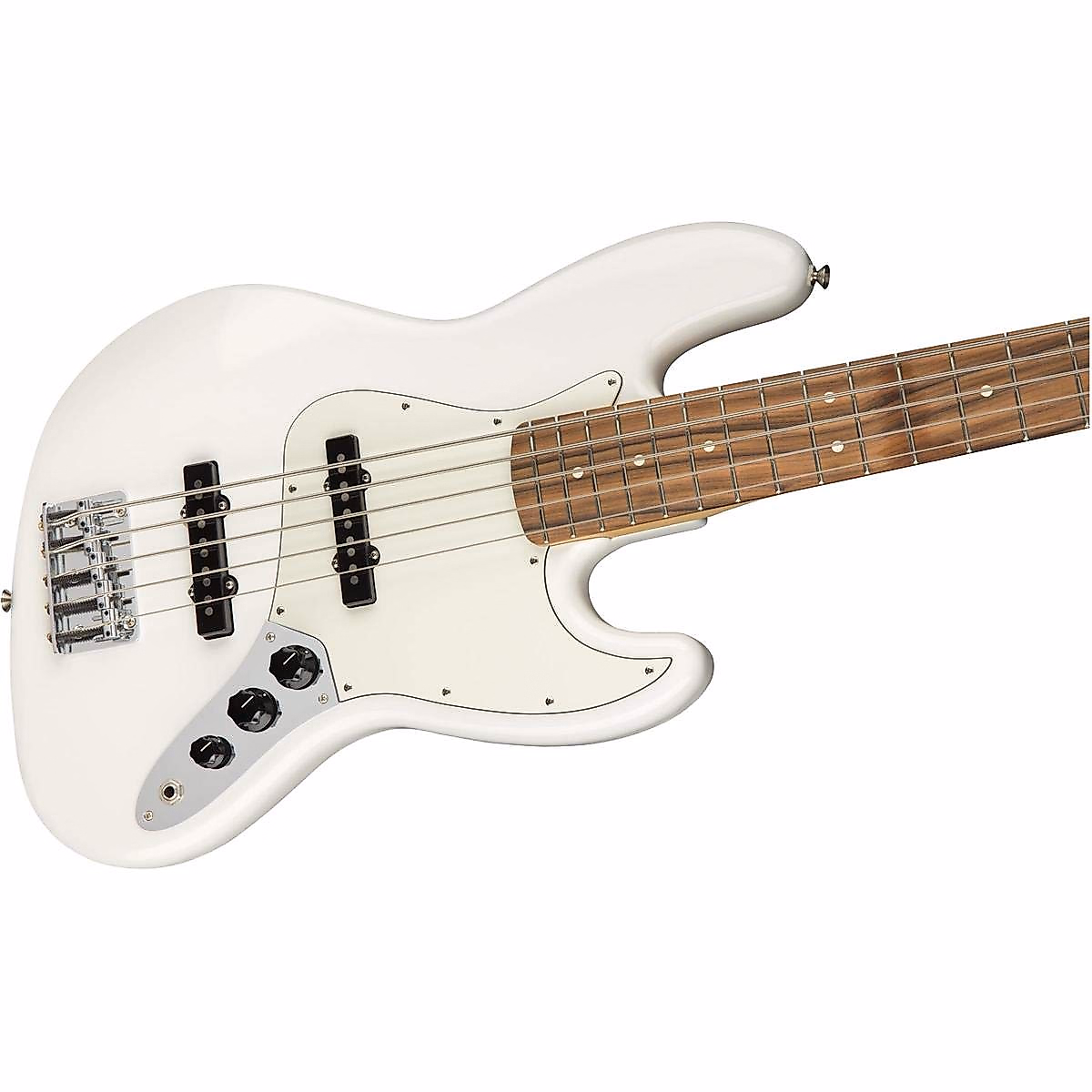 Fender Player 5-String Jazz Bass, Polar White, Pau Ferro Fingerboard