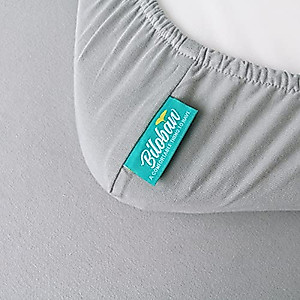 Bassinet Sheets Compatible with Maxi-COSI Iora Bedside Bassinet,100% Organic Cotton, 2 Pack, Ultra Soft Bassinet Sheet for Baby, Grey