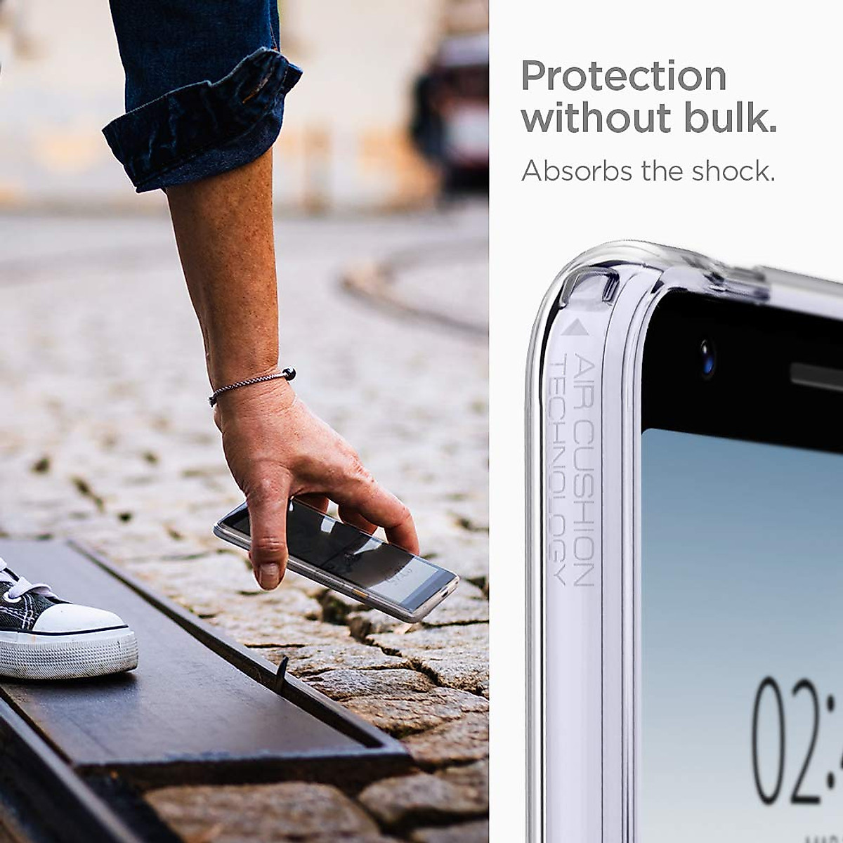 Spigen Liquid Crystal Designed for Google Pixel 3a Case (2019) - Crystal Clear