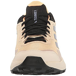adidas Women's Terrex Trailrider Sneaker, Sand Strata/Silver Violet/Wonder White, 8