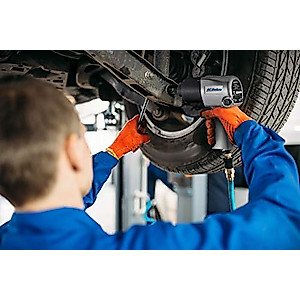 ACDelco ANI405A-NK1 Pneumatic Heavy Duty Twin Hammer ½” 5-Speed Impact Wrench & 3/8” Ratchet Wrench Combo Tool Kit