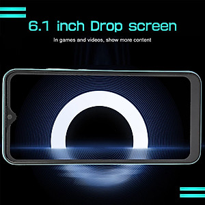 6.1 Inch HD Smartphone Dual SIM Card Mobile Phone, 3G Unlocked Cell Phone Support Face Recognition For 6.0 OS, 3GB 32GB, 6779 10 Core Processor, 5MP 8MP HD Camera, WiFi, FM Radio, 2800mah(Green)