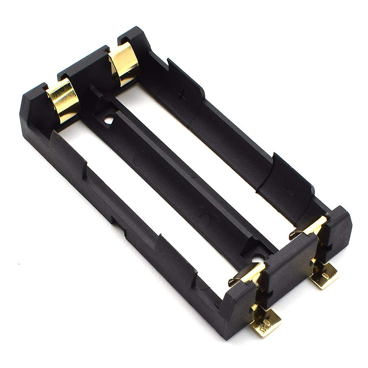 SDTC Tech 3.7V 18650 Battery Holder 2-Slot Parallel or Series PCB SMT Battery Case with Copper Pin Contacts for Soldering DIY Electronic Circuit Project