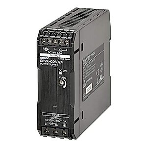 Omron S8VK-C06024 Power Supply, input 100-240VAC, output 24VDC/60W (2.5A)