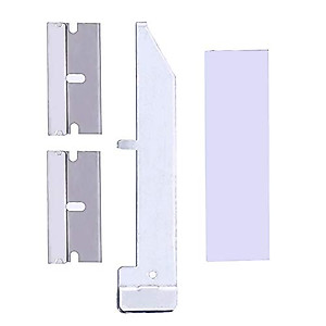 WEUPE Retractable Box Cutter, 12-Pack Metal Tap Knife Made in USA, Razor Blade Cardboard Opener, Lightweight Handy Utility Knife for Packages, Letters, Craft and Paper, Single Edge Razor Scraper