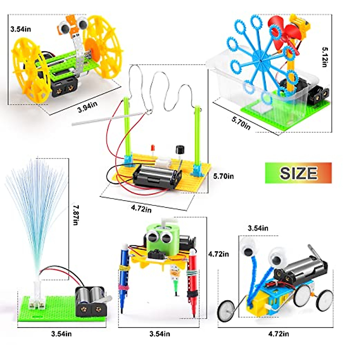 Robotics STEM Science Kits, Robot Building Kit for Kids, Electronic Toys Science Experiments Engineering Projects for Girls, DIY Activities STEM Robots for Boys to Build, Gifts for Boy & Girl