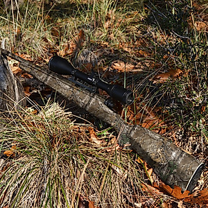 GunSkins Rifle Skin - Premium Vinyl Gun Wrap with Precut Pieces - Easy to Install and Fits Any Rifle - 100% Waterproof Non-Reflective Matte Finish - Made in USA - Realtree Xtra