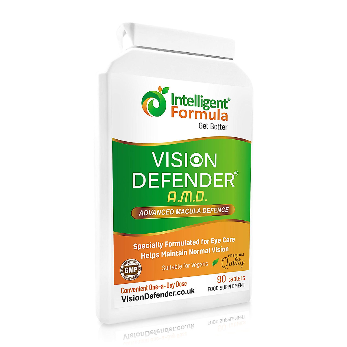 AREDS2 VISION DEFENDER AMD Supplement: Lutein, Zeaxanthin, Zinc, Vitamin E – AREDS 2 Eye Vitamins, Minerals, Nutrients for Eyes. 3 Months Supply (90 tablets) One-A-Day Vegan Eye Supplement. Made in UK