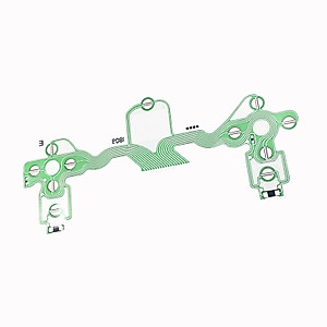 NC 2Pack Green Conductive Film Keypad Flex Cable Ribbon for PS4 for JDM-001 010 011 Controller Dualshock