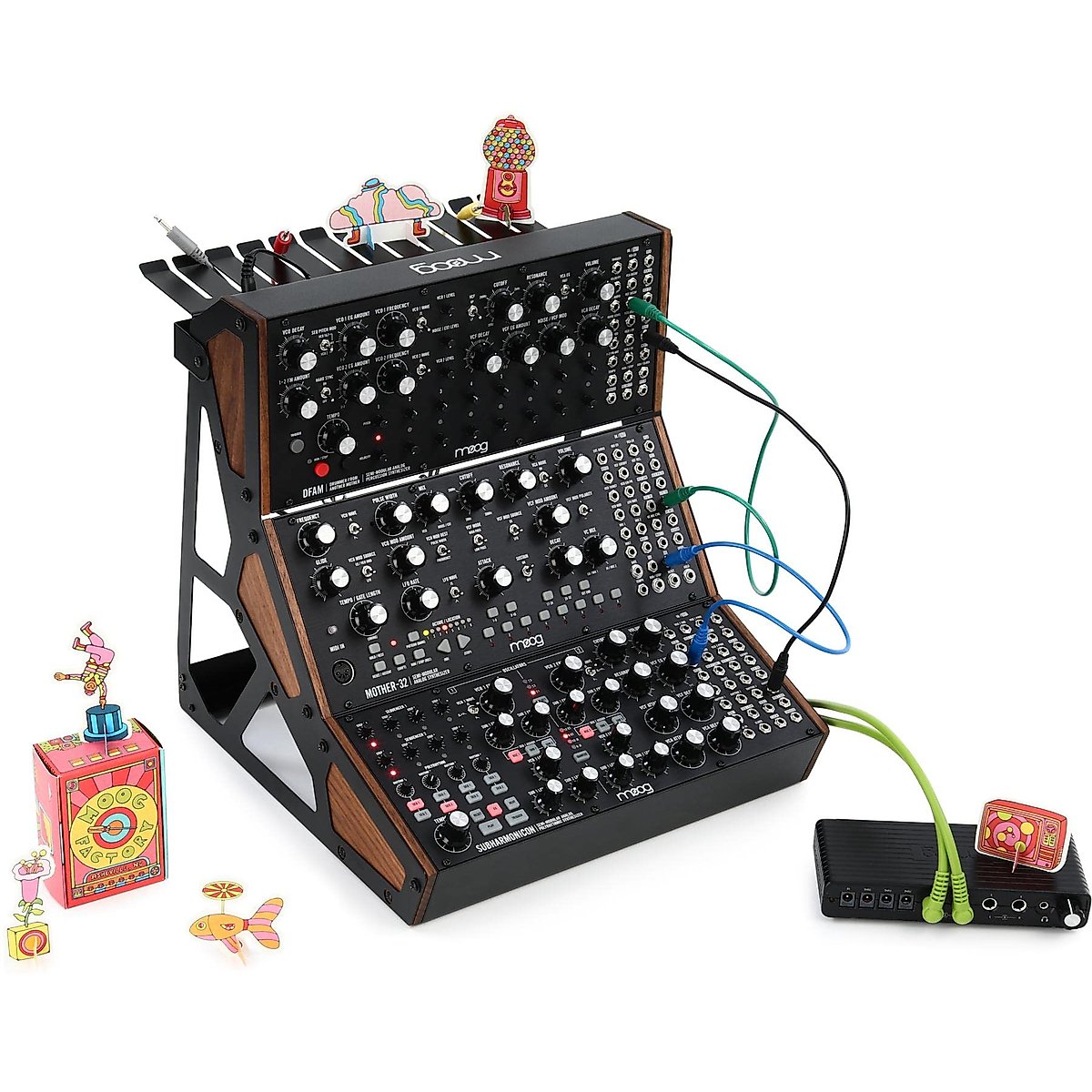 Moog Sound Studio 3: Subharmonicon, DFAM, and Mother-32 Analog Synthesis Studio