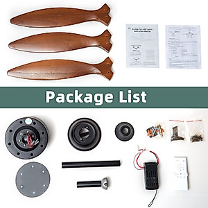 MUNJUN 52inch Wood Ceiling Fan without Light Remote Control,DC Motor Noiseless Low Profile Reversible Ceiling Fan with 3 Blades Indoor Outdoor for Patio,Bedroom,Living Room(Deep Walnut Blades)