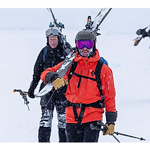 Giro Grid Spherical Ski Helmet - Snowboard Helmet for Men & Women - Matte Black - M (55.5-59cm)