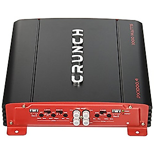 Crunch PX1000.4 Power Amplifier (Class Ab, 4 Channels, 1,000 Watts), 3.70in. x 12.60in. x 10.80in.