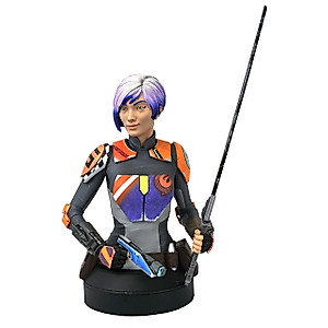 Gentle Giant Star Wars Rebels: Sabine Wren 1:6 Scale Bust, Multicolor