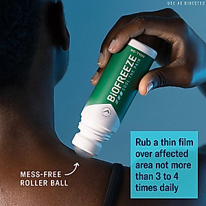 Biofreeze Menthol Pain Relieving Foam 3 FL OZ Roll-On Pain-Relieving Gel 3 FL OZ
